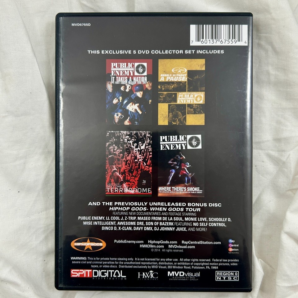 Public Enemy – DOPE: Definition Of Public Enemy - 5 Disc DVD Collector ...