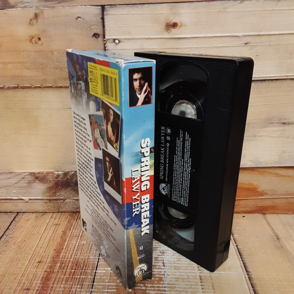 Spring Break Lawyer VHS Used Comedy Brad Raider Sean Murray 90s Cult | eBay