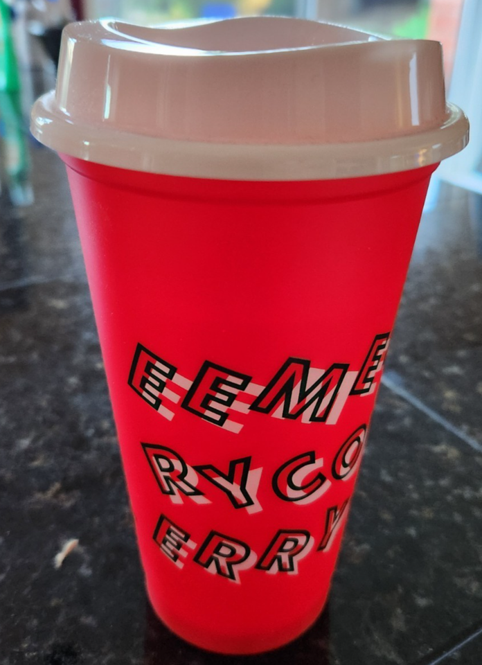 Starbucks Red Cup- 2019 Red Cup Day- 16 oz Reusable Hot Cup Holiday | eBay