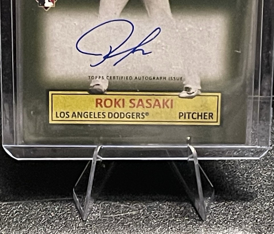 2025 Topps Archives Roki Sasaki Auto🔥🔥🔥 RC 1964 Standups #64SUA-RS ...