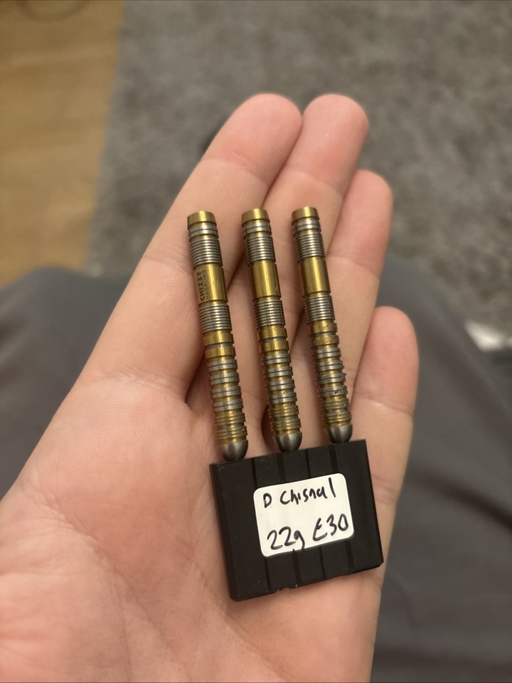 Dave Chisnall 22g Darts. Gold Harrows Chizzy Darts | eBay UK