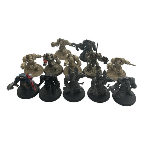Warhammer 40k Space Marines Terminators x12 Lot OOP Plastic Vintage ...
