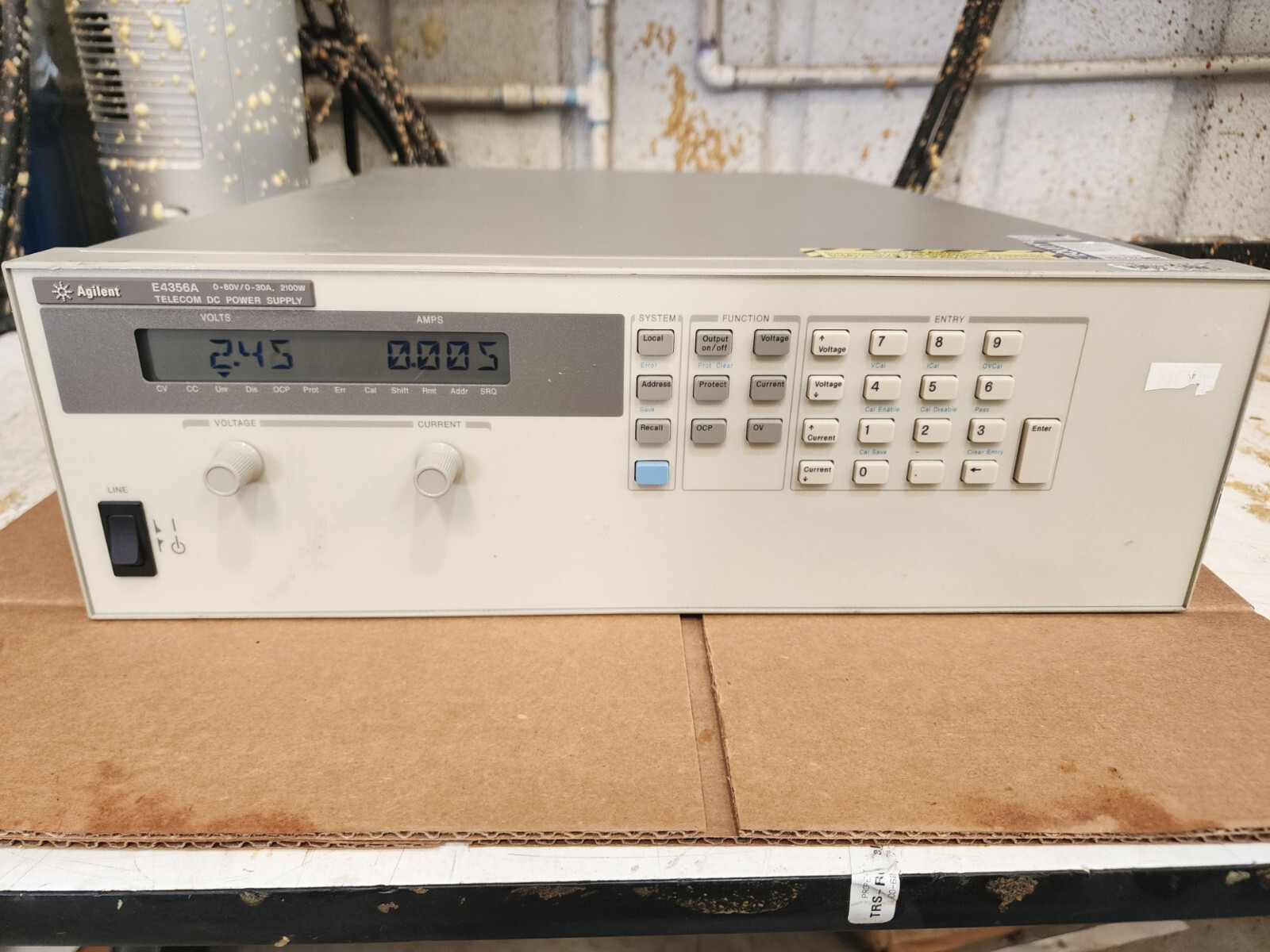 HP/Agilent E4356A Telecom DC Power Supply 0-80V/0-30A 2100W READ! | eBay