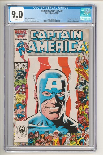 Captain America #323 Mike Zeck & Joe Rubinstein Cover CGC 9.0 | eBay