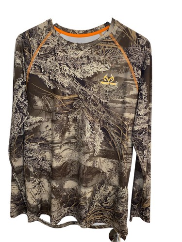 Realtree Men's MAX-1 XT Long Sleeve Camo Tee Deer Hunting Outdoors Size ...