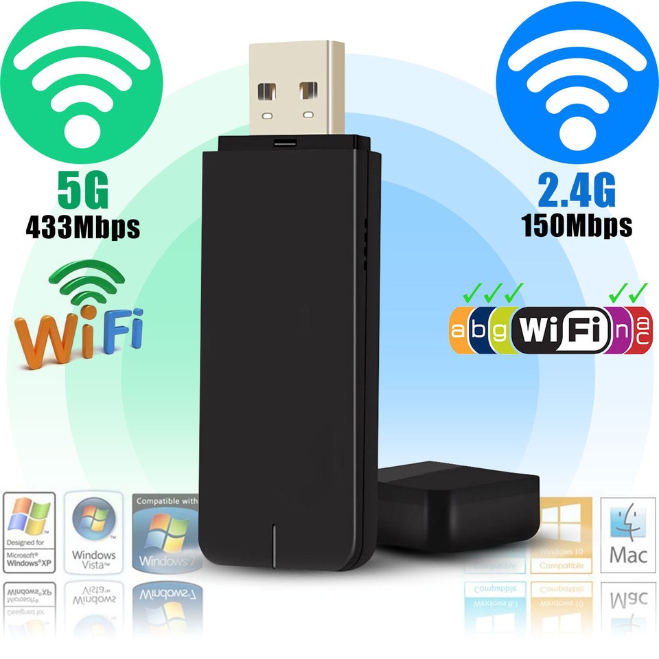 600Mbps 5G band Wifi USB Dongle Stick Adapter for Infomir MAG 254 256 ...