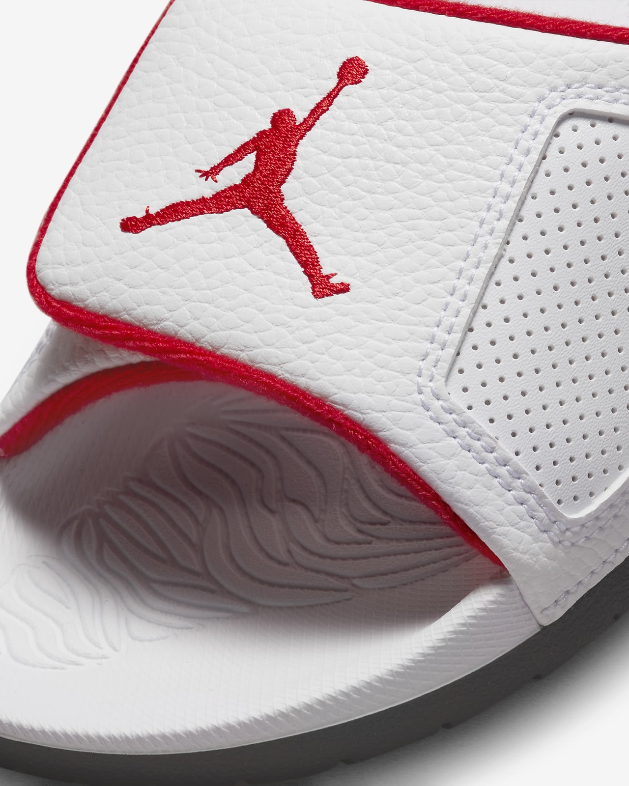 Nike Air Jordan Hydro 3 Retro Slides White Cement Grey Red 854556-103 ...