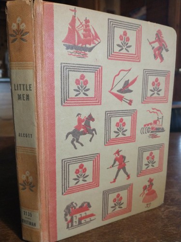 Little Men Louisa May Alcott Hardcover 1940 Whitman | eBay