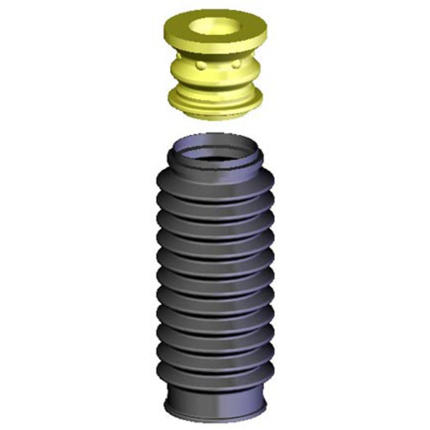 KYB Front Rear Struts Shocks Kit Front Mounts Dust Boots Set 8PCS for ...