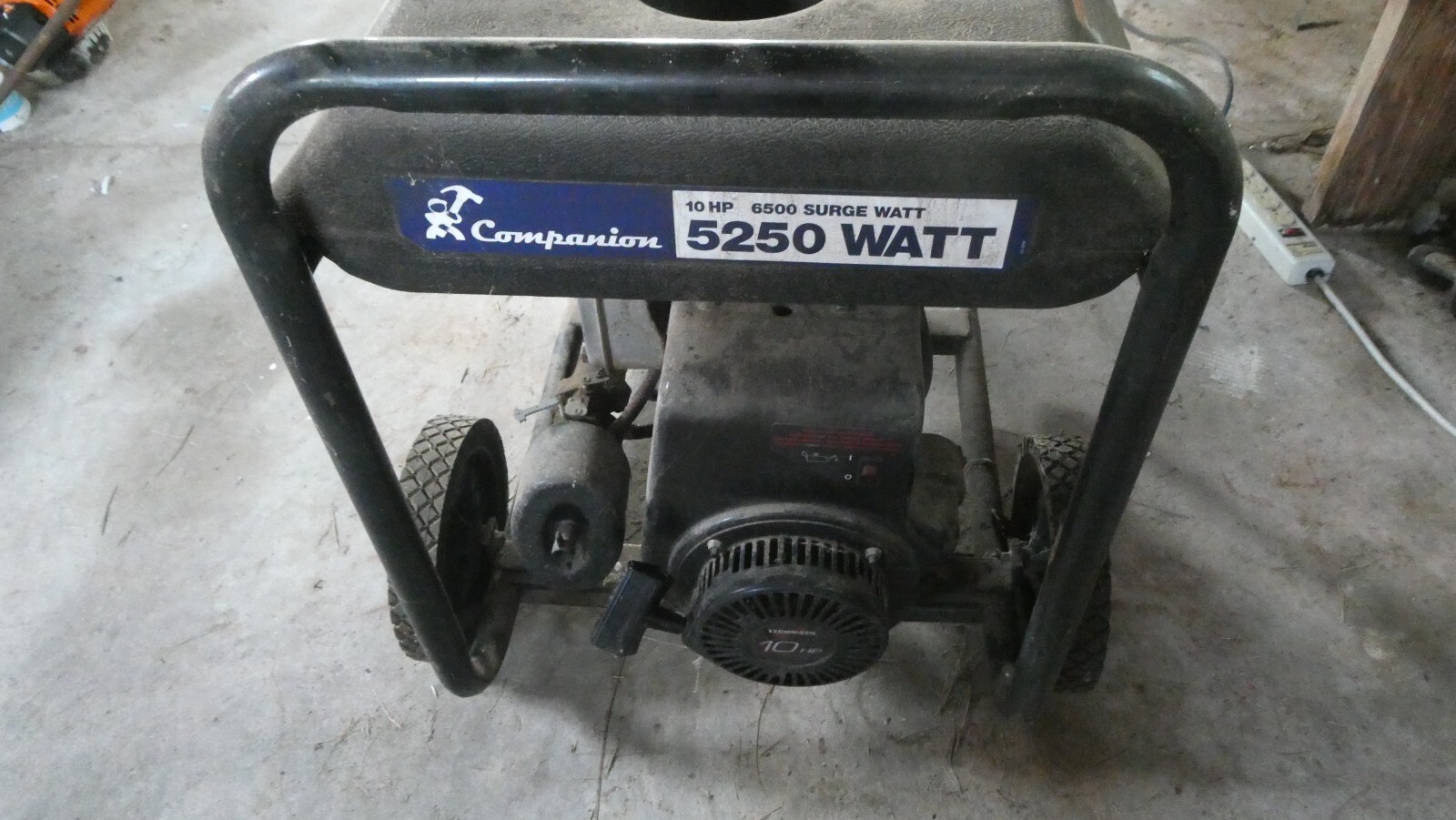 PORTABLE GENERATOR COMPANION 5250 WATTS 10HP 6600 SURGE WATTS | eBay