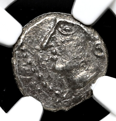 CELTIC, Central Gaul. Sequani. 1st Century BC. Quinarius, Boar, NGC XF ...