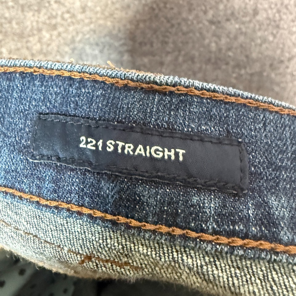 Lucky Brand Jeans Mens 38x32 Dark Wash Blue 221 Original Straight ...