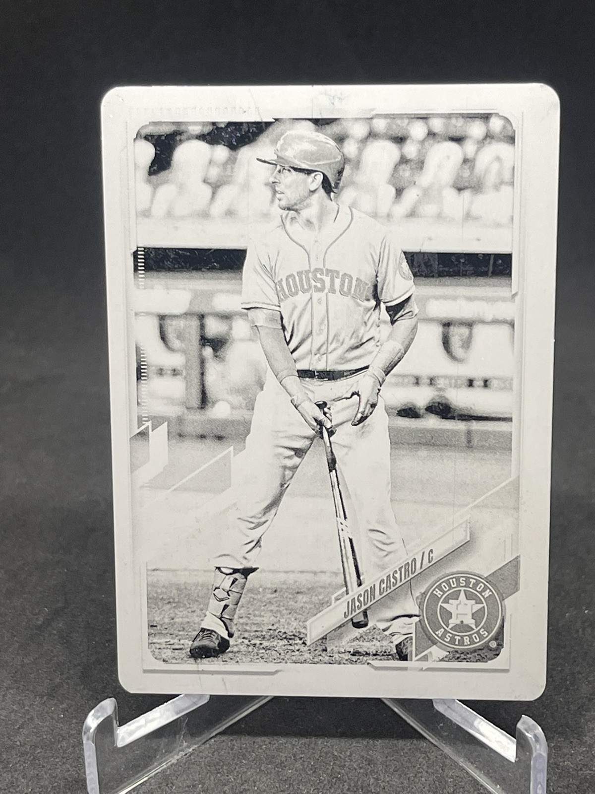 2021 Topps Printing Plate Black 1/1 Jason Castro SSP | eBay