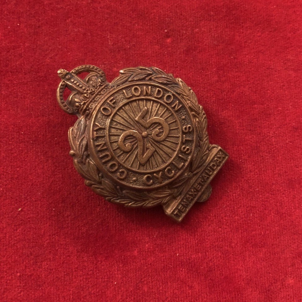 25th (County of London) (Cyclists) Battalion Cap Badge | eBay UK