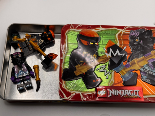 LEGO Ninjago Cole vs. Lord Ras metal box (112406) | eBay