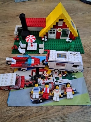 LEGO HOLIDAY HOME WITH CARAVAN VINTAGE SET 6388 WITH INSTRUCTIONS | eBay UK