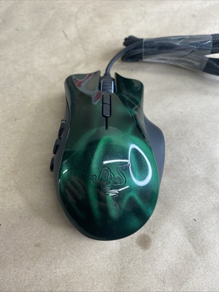 Razer Naga Hex MOBA Green PC Gaming Mouse RZ01-0075 | eBay
