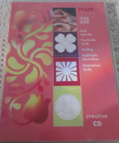 PFAFF 2140/44/70/2124 338 QUILT Creative Cd 30 designs Very Good Used ...