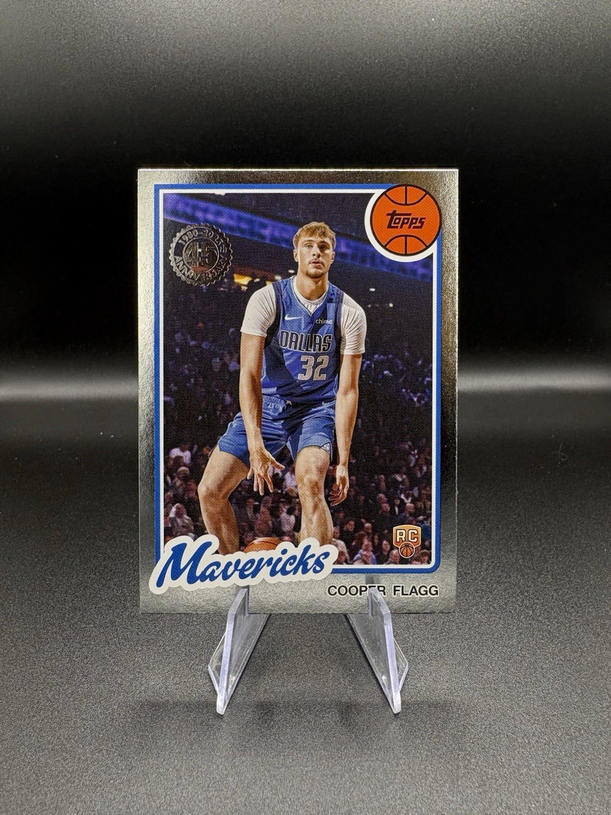 Topps NBA 2025-26 Cooper Flagg 45th Anniversary Chrome RC