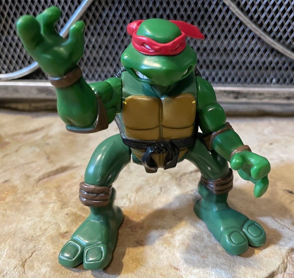 2004 TMNT Teenage Mutant Ninja Turtles Ninja Action with Breakaway Wall ...