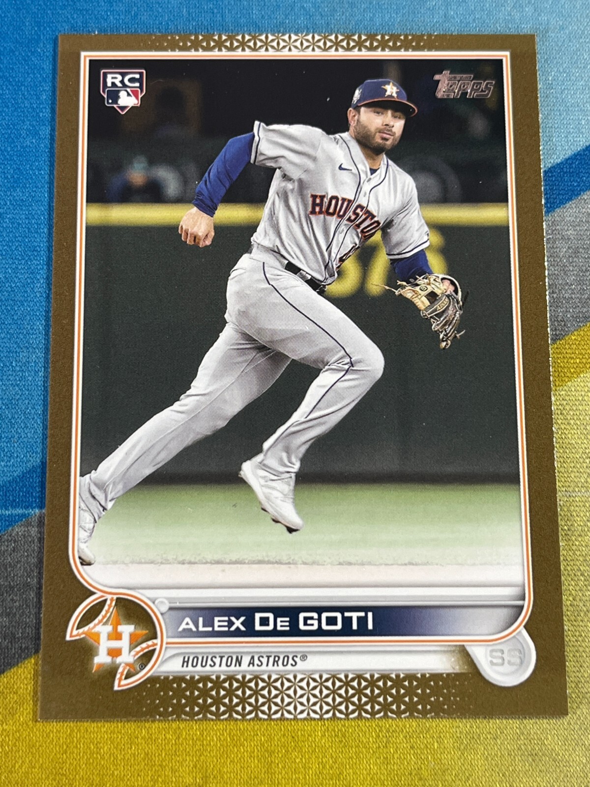 2022 Topps Update Series ALEX DE GOTI Houston Astros Rookie US29 Gold ...