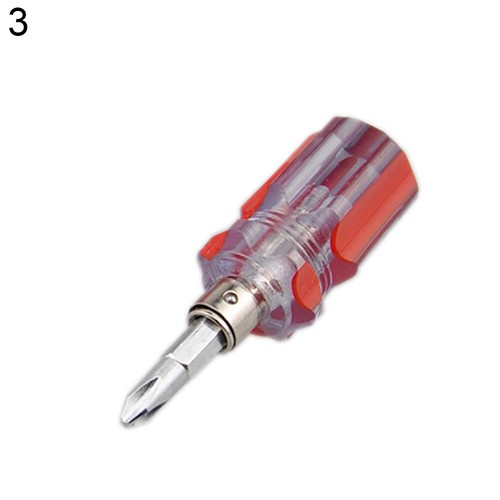 Mini Bidirectional Interchangeable Head Screwdriver Flat Tip Repair ...