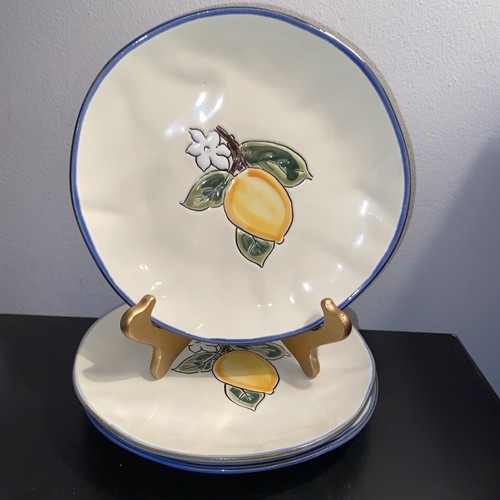 Spectrum Designz Lemon Valley 8.5” Salad/Dessert Plate Set Of (3) 2019 ...