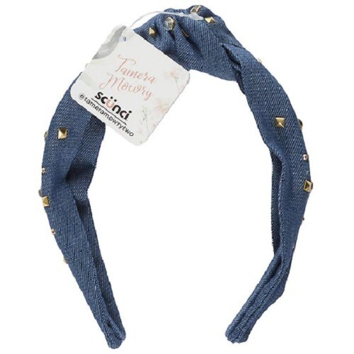 Scunci x Tamera Mowry Denim Headband with Studs | eBay