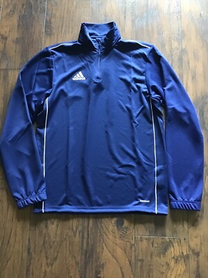 Adidas Core 18 Training Top 1/4 Zip Navy Men’s Size Medium NWT | eBay