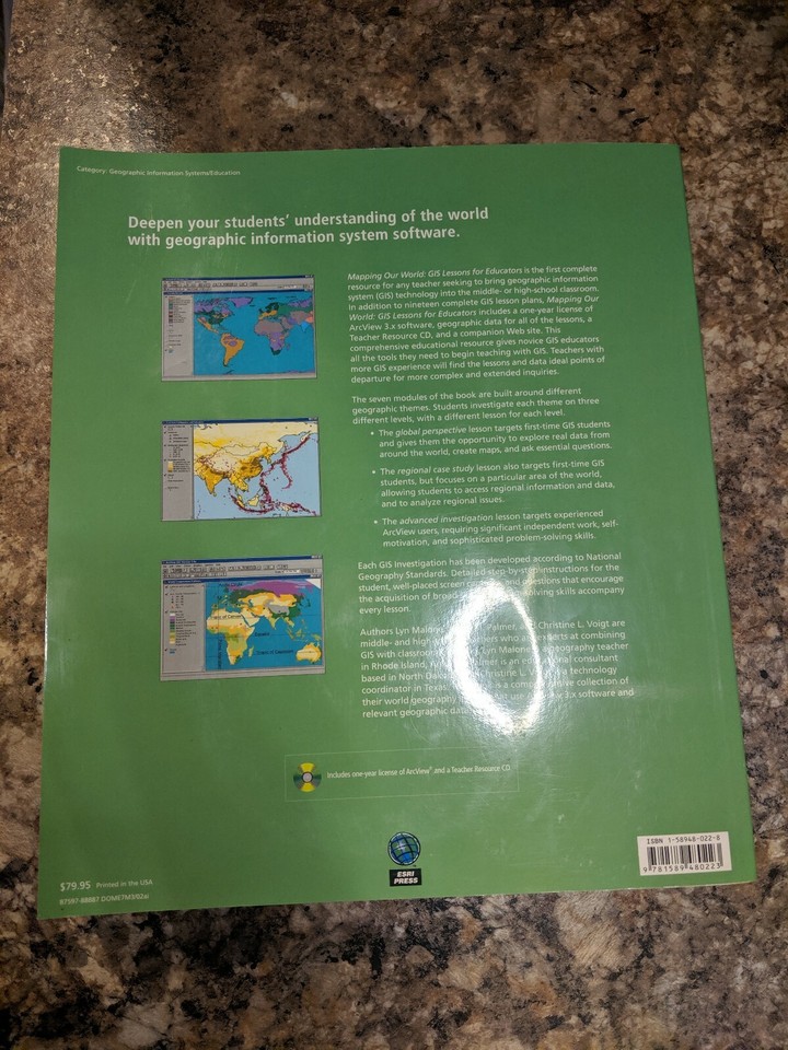 NEW Mapping Our World GIS Lession For Educators with Sealed CDs ...