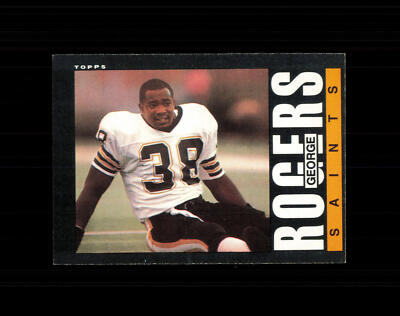 1985 Topps Football #107 George Rogers New Orleans Saints | eBay