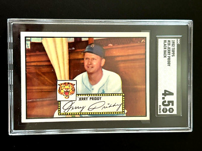 1952 TOPPS #28 JERRY PRIDDY BLACK BACK SGC 4.5 VG EX+ | eBay