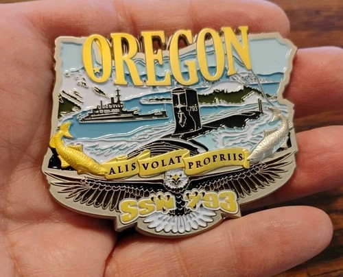 Challenge Coin USS Oregon SSN-793 EB Submarine - Free Shipping | eBay