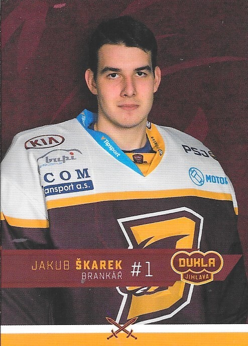 Jakub Skarek, 17-18 HC Jihlava team issue, San Jose Barracuda | eBay