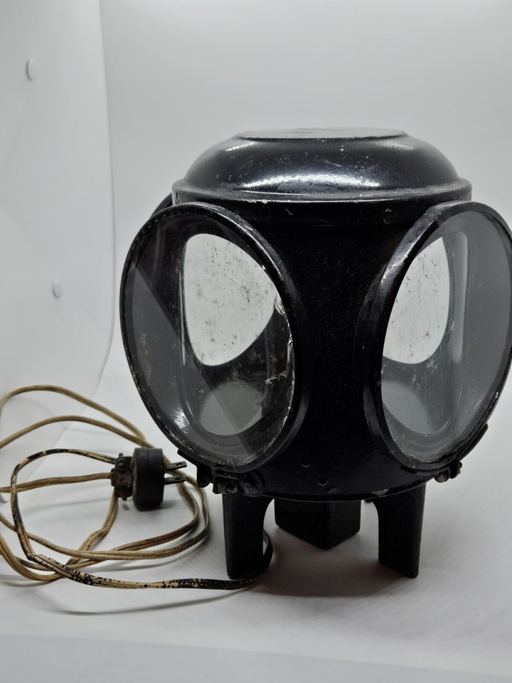 Antique DRESSEL Arlington 4 Way Train Switch Railroad Signal Lantern ...