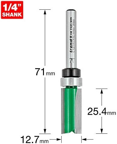 Trend C121X1 4TC Craft 1 4 Shank Pro Guided Template Profiler Router ...