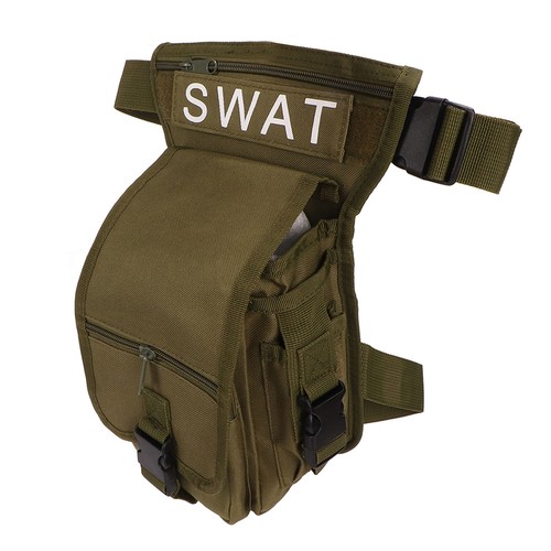 (OD Green)Utility Leg Pouches Oxford Fabric Waterproof Large Capacity ...