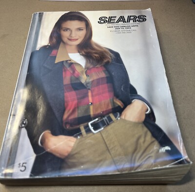 Vintage Original SEARS CATALOG BOOK Fall Winter 1992 - 1993 1990's 90's ...