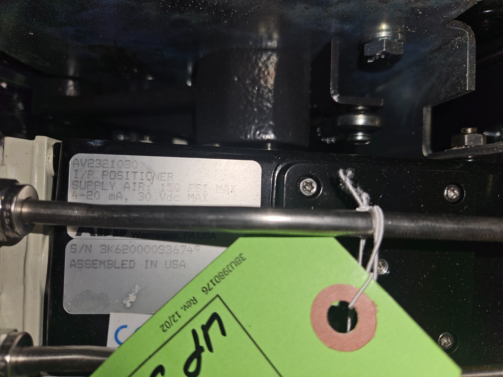 ABB UP10C0100S Rotary Actuator & fail safe positioner | eBay