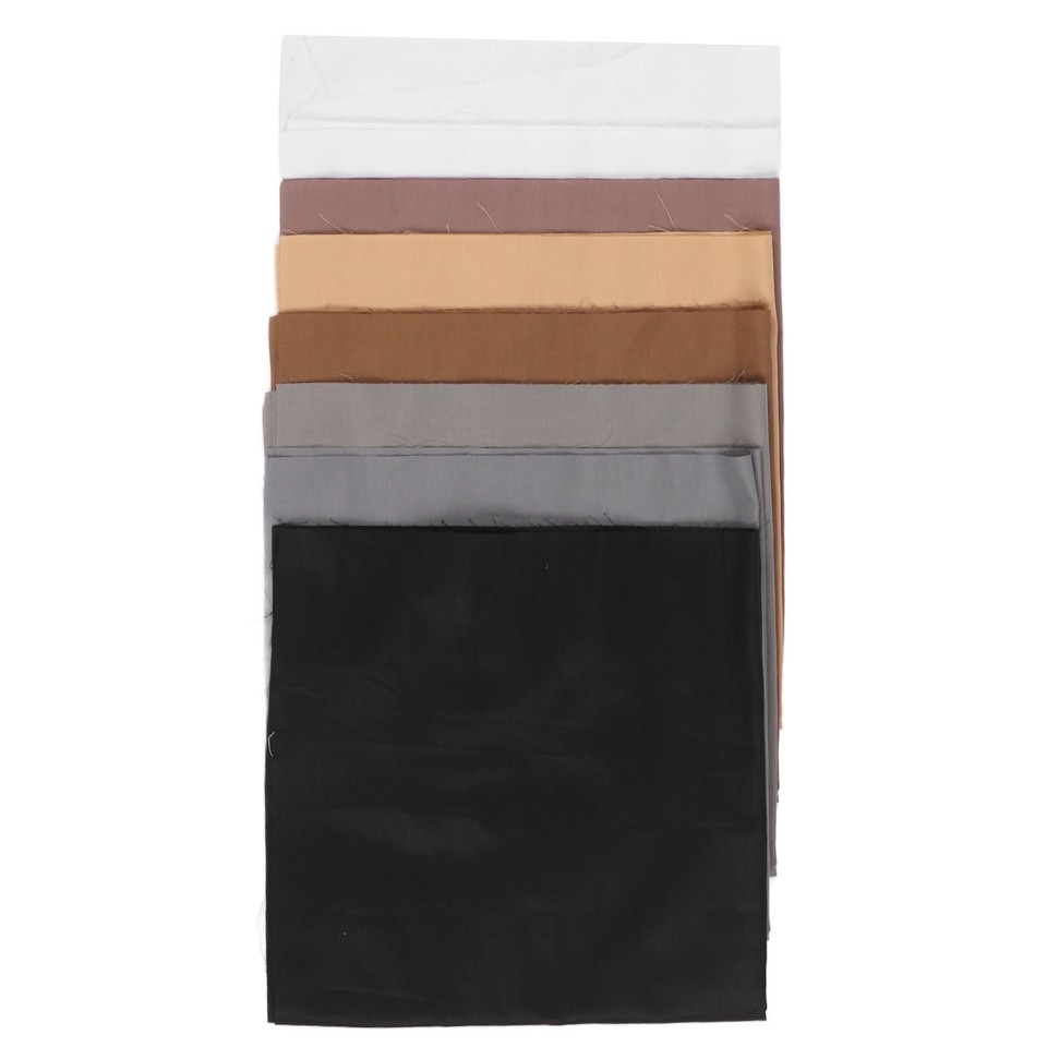 8Pcs Cotton Quilting Fabric Approx 19.7x19.7in Soft Delicate Texture ...