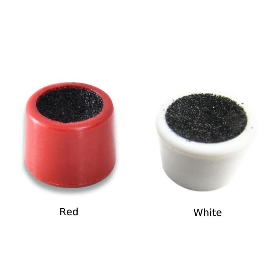 High Quality Cue Tip Shaper & Scuffer | Dual Sided | Red/White ...