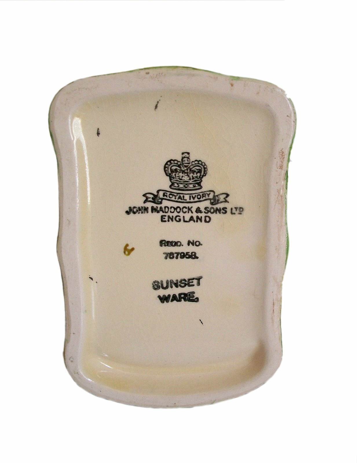 JOHN MADDOCK & SONS LTD - 'Sunset Ware' - Cottage Ware Sugar Box - UK ...