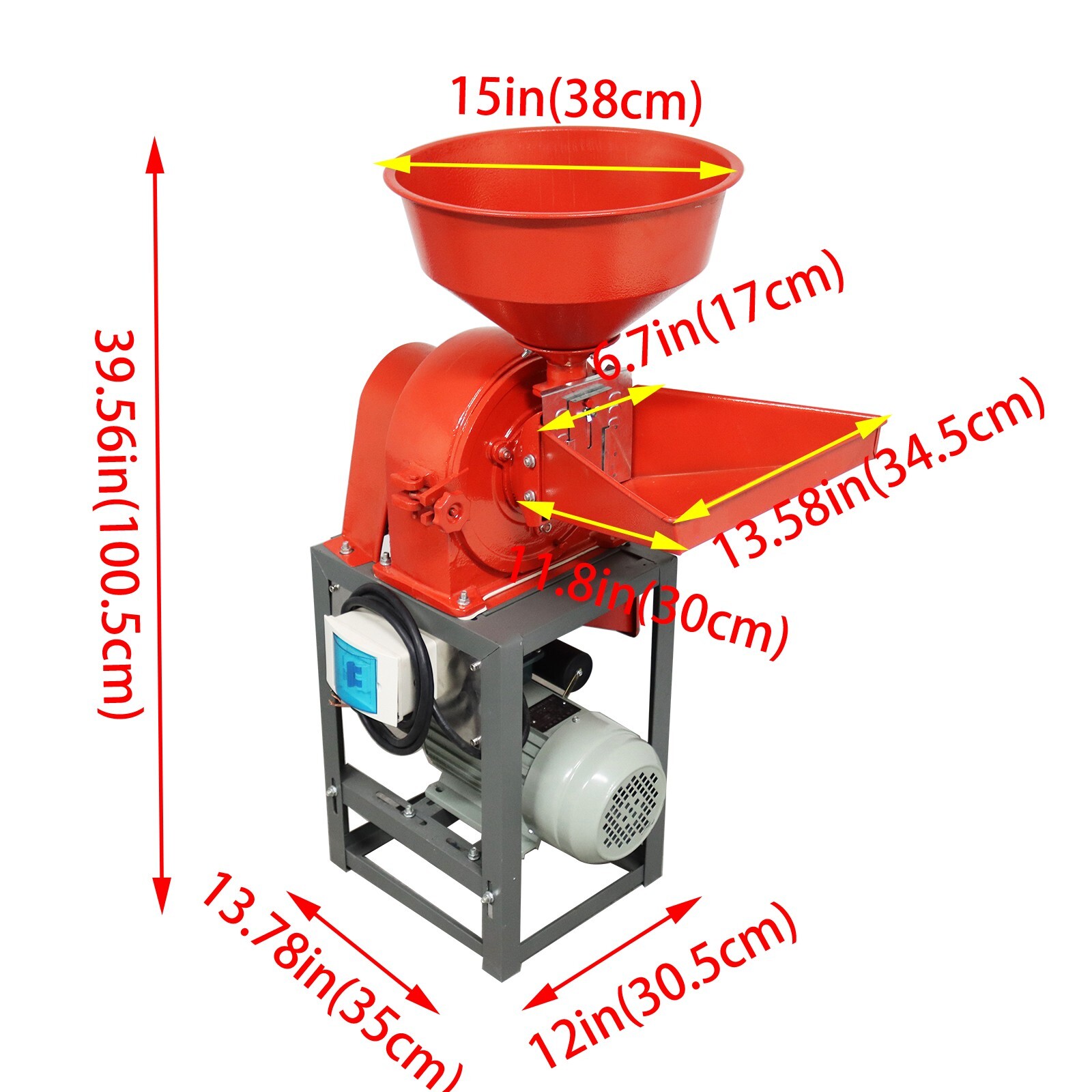 Farming Crusher Grain Corn Soybean Grinding Machine with 2mm 3mm Screen ...