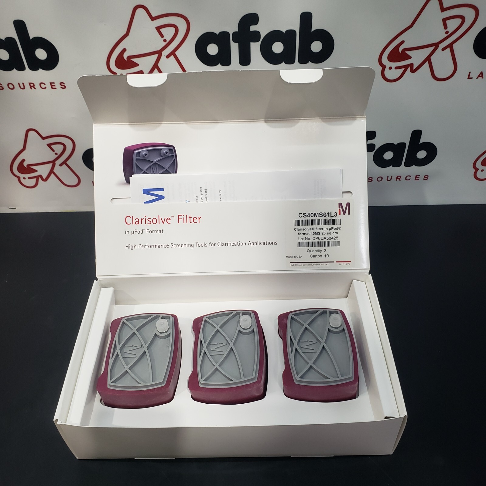 Millipore CS40MS01L3 Clarisolve Filter 23 cm2 (3 Pack) | eBay