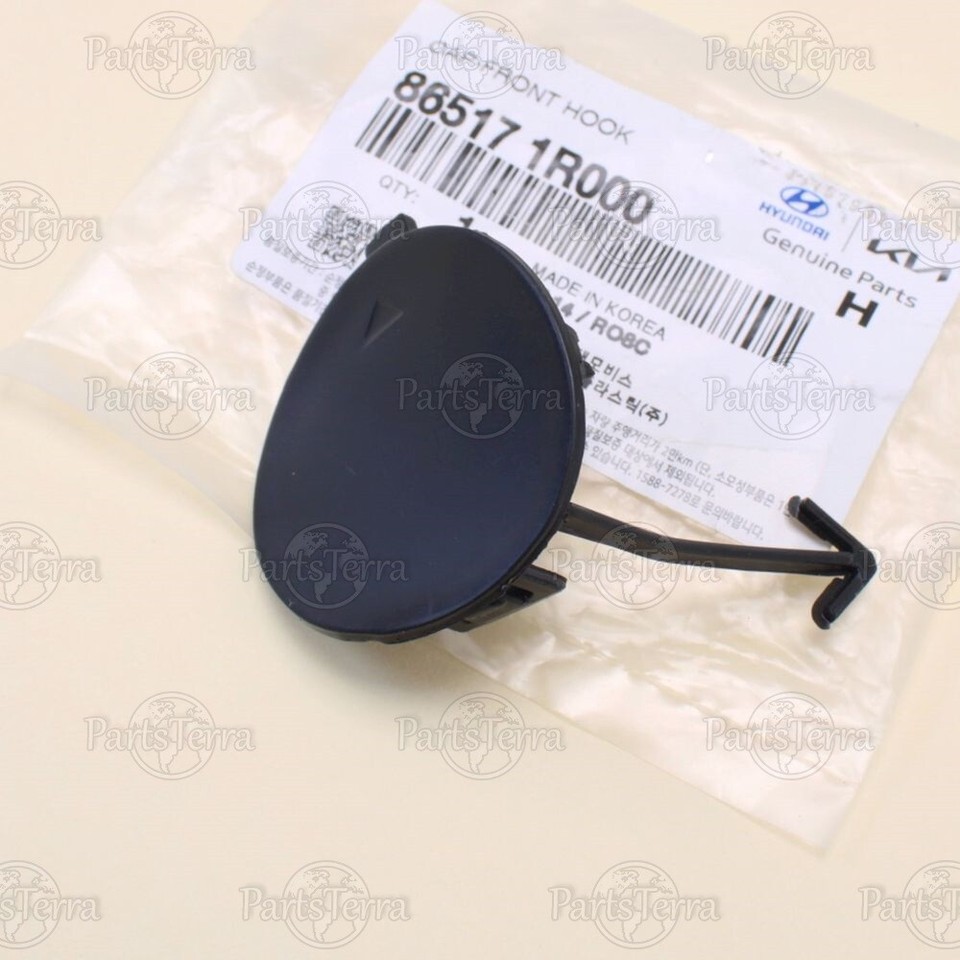 86517-1R000 Genuine Hyundai 2012-2017 ACCENT Front Bumper Tow Eye Hook ...