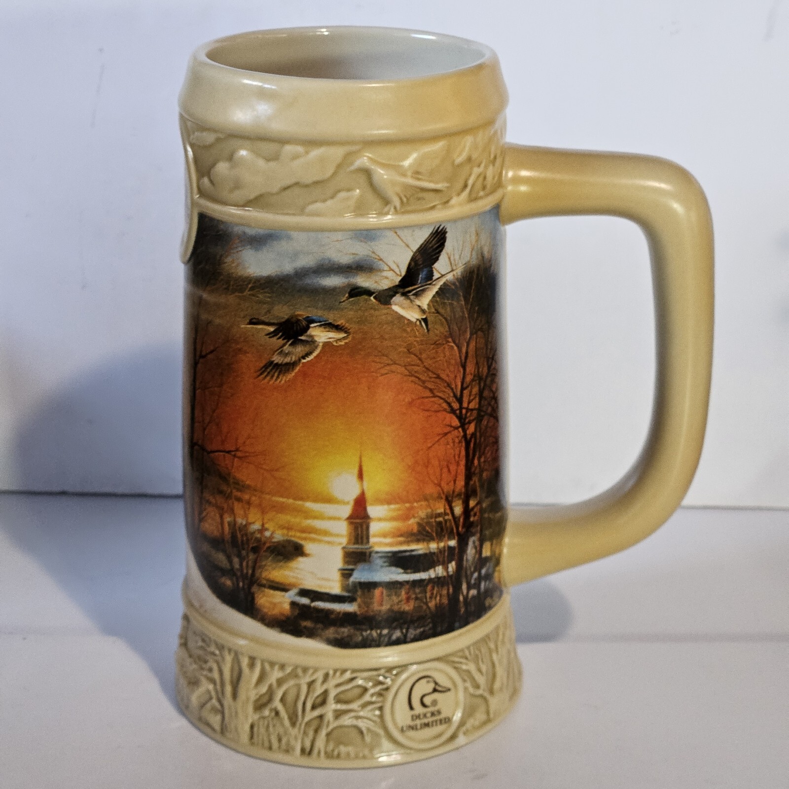 1996 Miller Beer Ducks Unlimited Collector Stein Terry Redlin Sharing Season | eBay