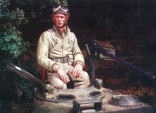 VLS Warriors USA 1:9 200mm 9050 US Tank Commander with M4 Sherman ...