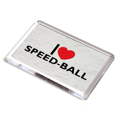 FRIDGE MAGNET - I Love Speed-Ball - Sports & Games Gift | eBay