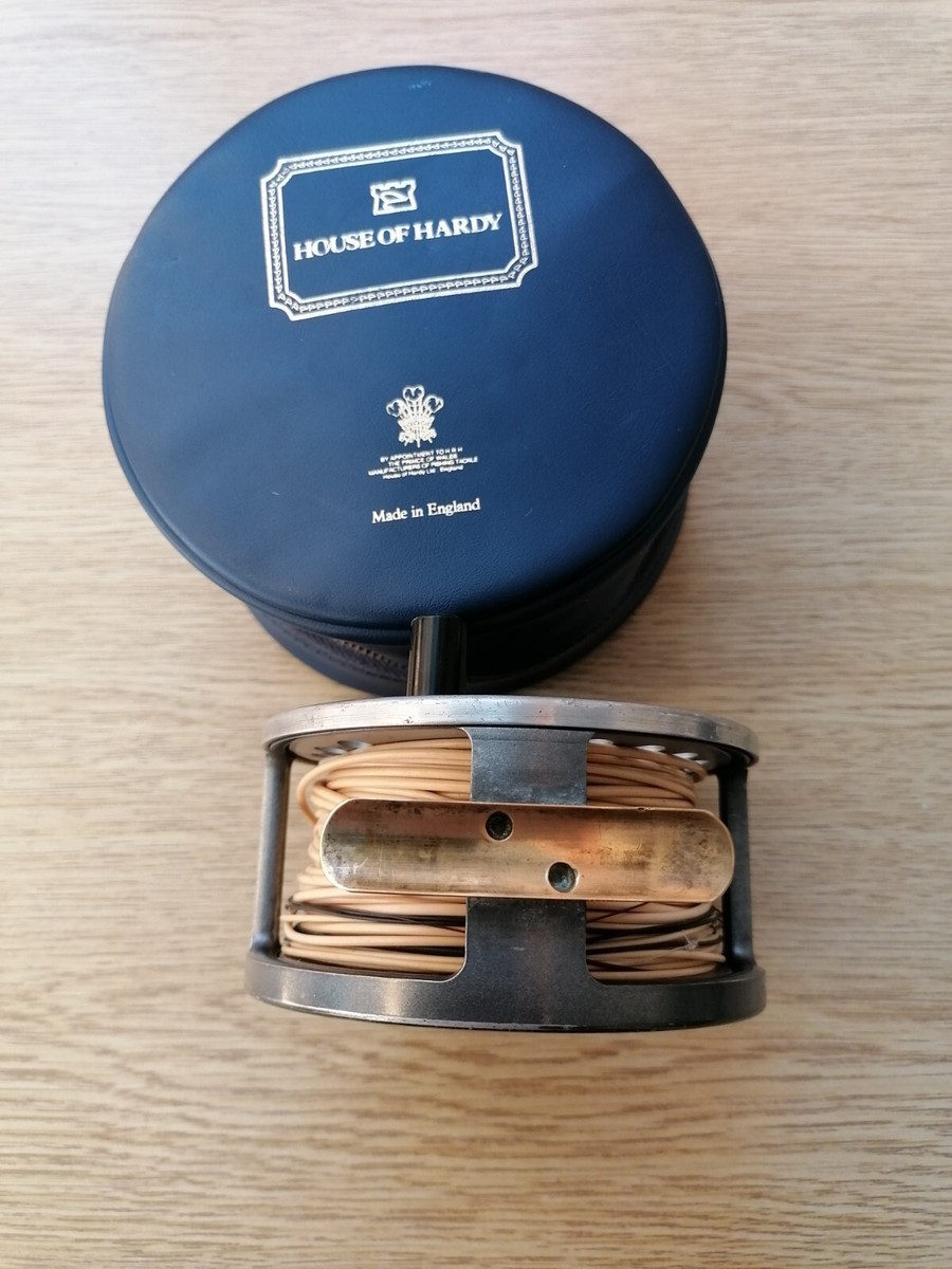 Hardy Marquis Salmon No 3 Wide Spool Fly Reel + Line & Case Hardy Marquis Salmon No 3 Wide Spool Fly Reel + Line & Case