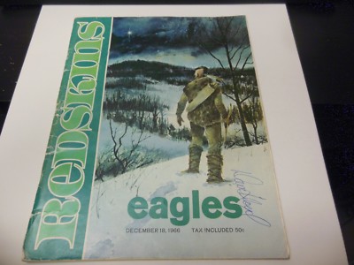1966 PRO FOOTBALL NFL GAMEDAY MAGAZINE PHILADELPHIA EAGLES @ WASHINGTON ...